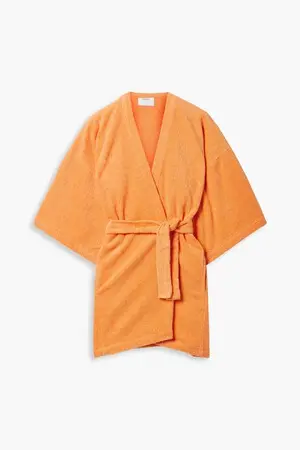 TERRY TOWELLING La Toga Belted Cottonterry Robe - Orange