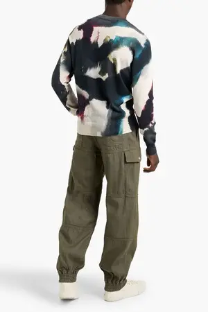 Alexander McQueen Tapered Twill Cargo Pants