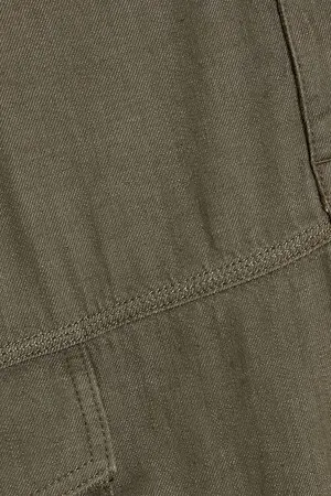 Alexander McQueen Tapered Twill Cargo Pants