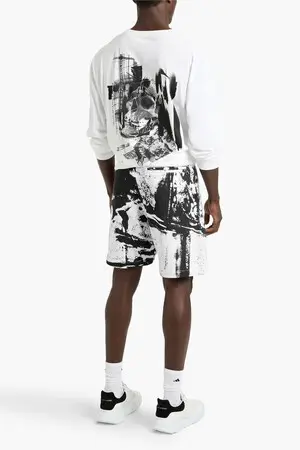 Alexander McQueen Printed Cottonjersey Tshirt