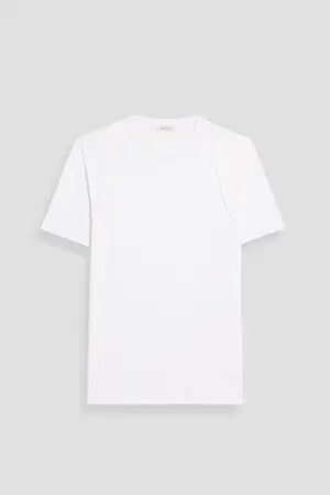 Alexander McQueen Paneled Cottonjersey Tshirt