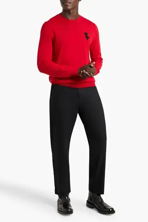 Alexander McQueen Embellished Wool Sweater