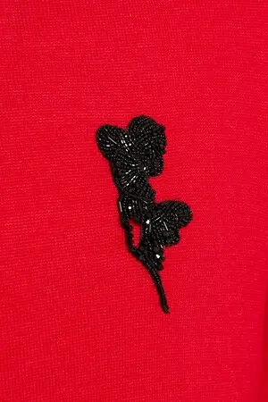 Alexander McQueen Embellished Wool Sweater