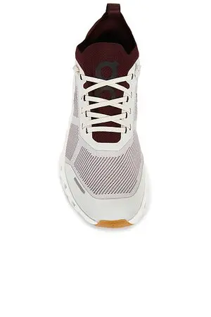 On 6 Versa Sneakers - Silver & Maroon
