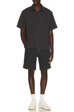 PERCIVAL Rowan Seersucker Boxy Shirt