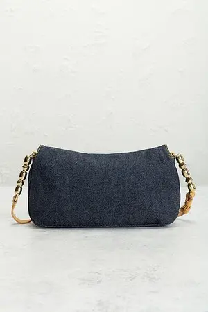 Dior Denim Maris Pearl Shoulder Bag
