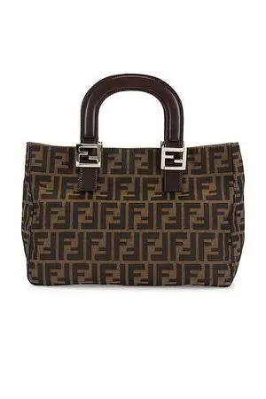 Fendi Zucca Canvas Handbag