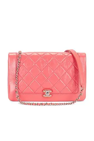 Chanel Crumpled Calfskin Vintage Full Flap Bag