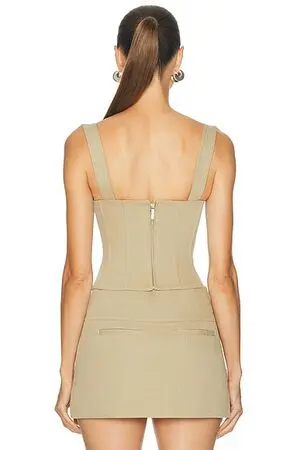 Cult Gaia Oren Top - Miso