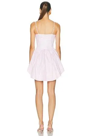 FLEUR DU MAL Short Button Up Garter Dress