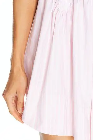 FLEUR DU MAL Short Button Up Garter Dress