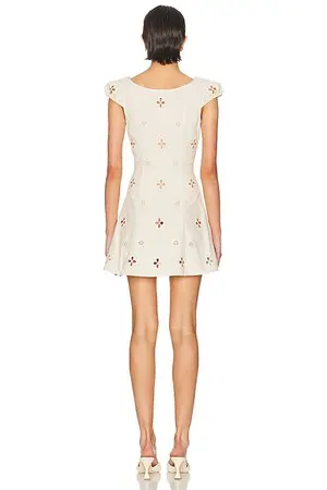 MIRROR PALAIS Maria Micro Dress - Leite