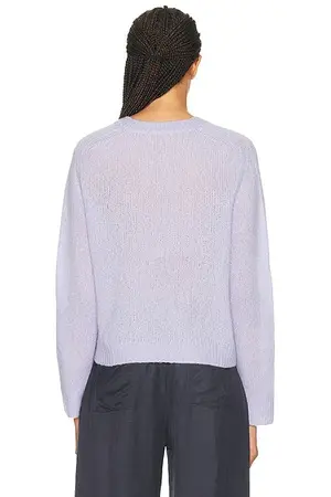 LISA YANG Solene Cashmere Silk Blend Sweater - Soft Lavender