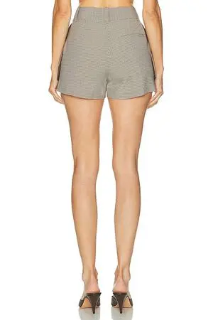 Monse Houndstooth Tailored Shorts