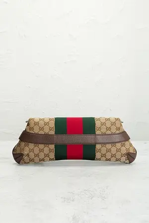 Gucci Horsebit Clutch - Brown