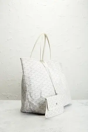 Goyard Saint Louis Gm Tote Bag - White
