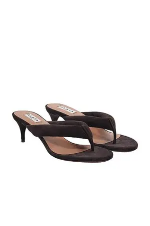 Alaïa Padded Suede Heeled Sandals
