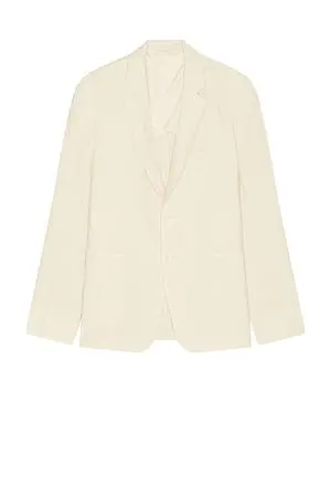 PERCIVAL Tailored Linen Blazer - Cream