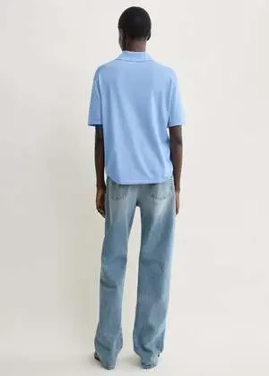 TOTEME Wool-silk Polo Shirt