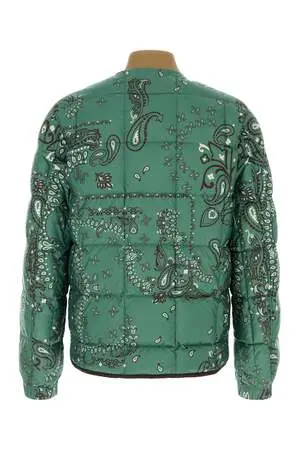 Moncler Printed Polyester Reversible Chalvron Down Jacket