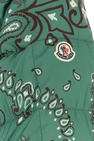 Moncler Printed Polyester Reversible Chalvron Down Jacket