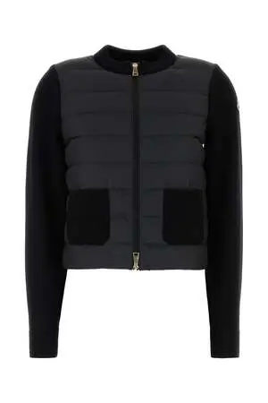 Moncler Wool Cardigan - Black