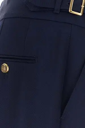 Dolce & Gabbana Navy Wool Pant