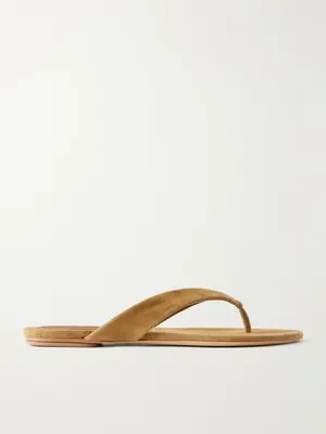 Le Monde Beryl Suede Flip Flops