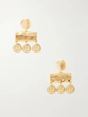 DEHANCHE Koru -tone Earrings - Gold