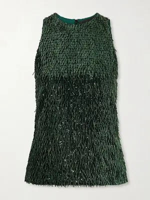 DIMA AYAD Embellished Jersey Blouse