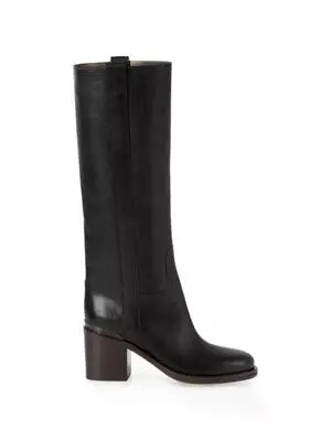 Brunello Cucinelli Cowhide Boots With Monili Detail