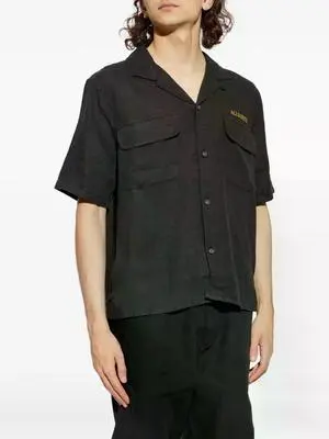 ALLSAINTS Dunloe Embroidered Flap-pocket Shirt