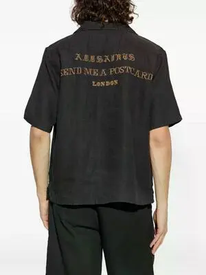 ALLSAINTS Dunloe Embroidered Flap-pocket Shirt