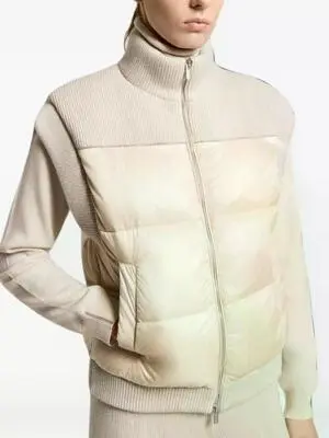 Peserico Quilted Panelled Gilet