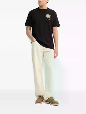 Just Cavalli Sun-print Logo-print T-shirt