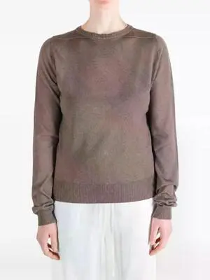 Rick Owens Ribbed-trim Crew-neck Sweater