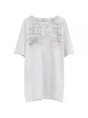 MAISON MARGIELA Logo-print Drop-shoulder T-shirt