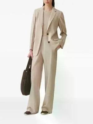 Fabiana Filippi Single-breasted Blazer With Beaded Trim