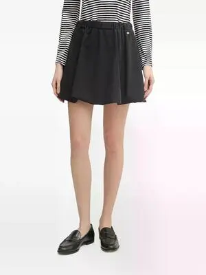 GAUDI Elasticated Logo Plaque Mini Skirt