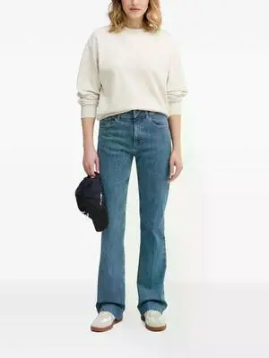 BENETTON Flare-leg Jeans In Washed Denim