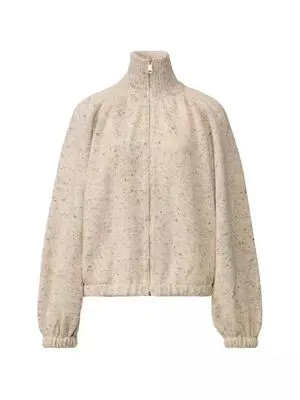 Fabiana Filippi Zip-up Flecked Cardigan