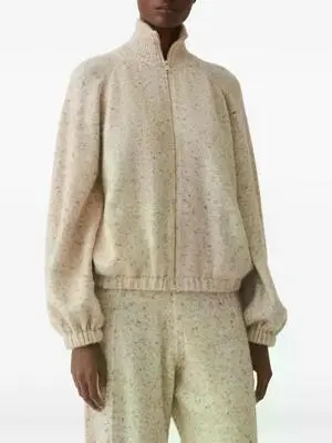 Fabiana Filippi Zip-up Flecked Cardigan