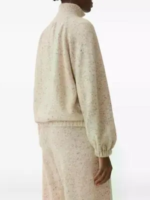 Fabiana Filippi Zip-up Flecked Cardigan