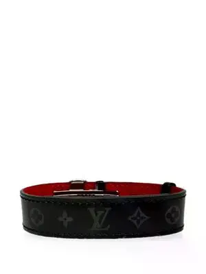 LOUIS VUITTON Monogram Eclipse Reversible Bracelet