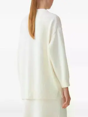 Fabiana Filippi V-neck Cardigan With Braid Detailing