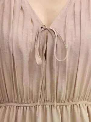 GAUDI Pleated Tiered Midi Dress