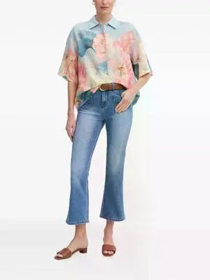 GAUDI Cropped Jeans With Patch Pockets