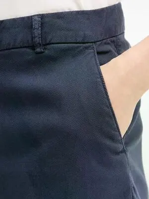 BENETTON Navy Cotton Turn-up Cuff Shorts