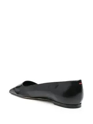 AeydĒ Matti Square-toe Ballerina Shoes - Black