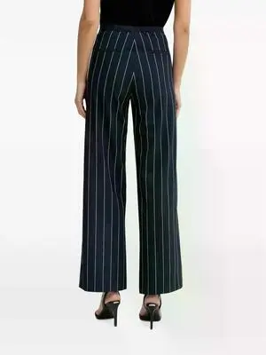 BENETTON Pinstripe Wide-leg Trousers